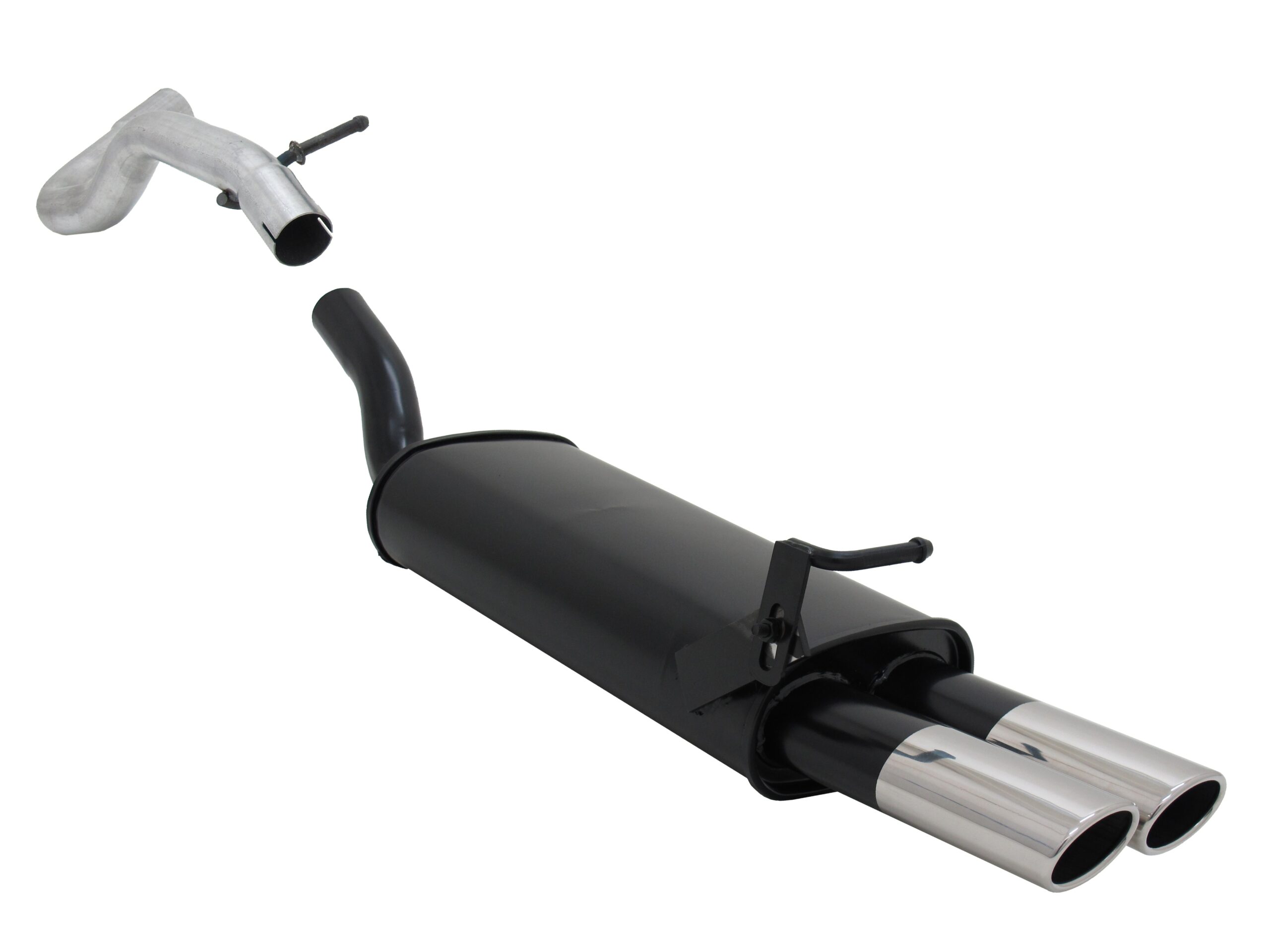 Sportauspuff für Audi A3 / Seat Leon / VW Golf 4 / VW New Beetle 2×85 ...